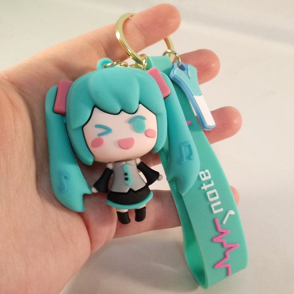 Accessories | Hatsune Miku Key Chain Key Ring Music Character Figurine ...